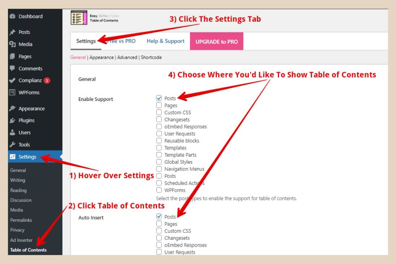 How To Add A Table Of Contents In WordPress - No More Rush