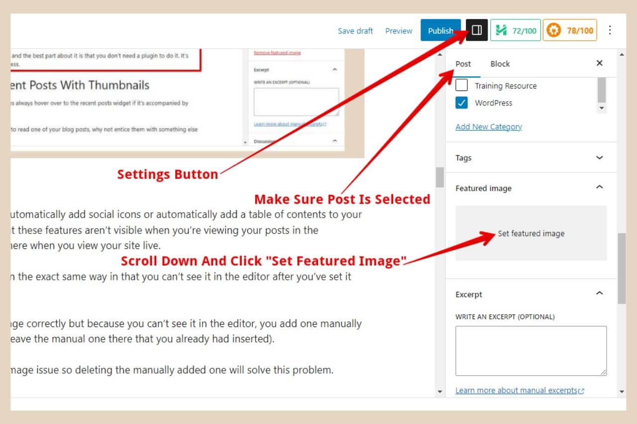 How To Set A Featured Image In WordPress - No More Rush