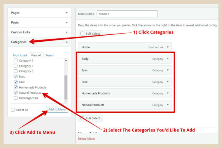 How To Add A Menu In WordPress - No More Rush