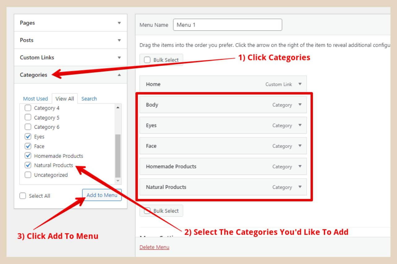 How To Add A Menu In WordPress - No More Rush