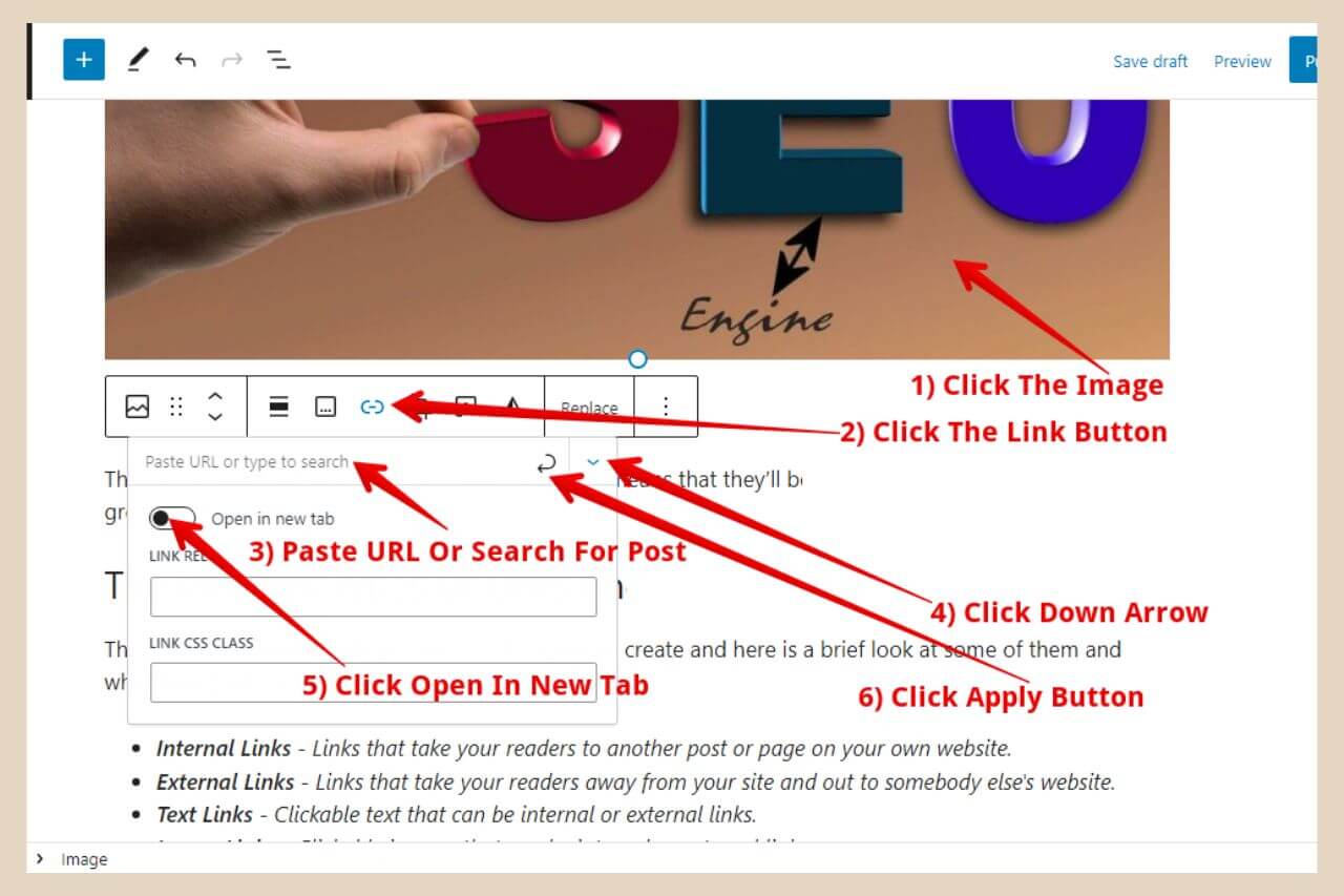 How To Add Links In WordPress - No More Rush