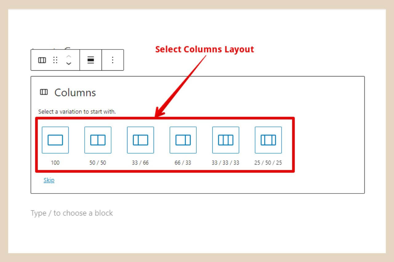 How To Add Columns In WordPress With Column Blocks
