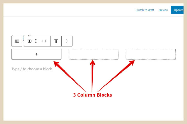 How To Add Columns In WordPress With Column Blocks