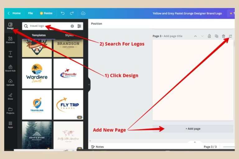 How To Create A Logo For Free With Canva - No More Rush