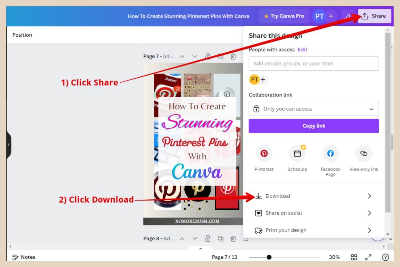 How to Create Stunning Pinterest Pins with Canva